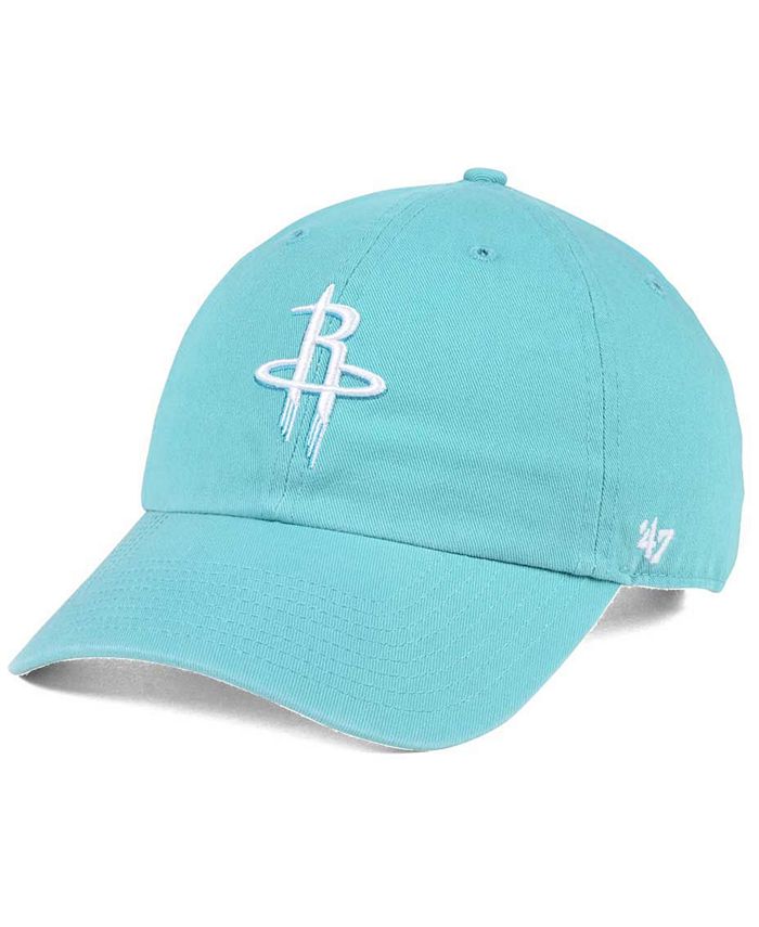 '47 Brand Houston Rockets Pastel Rush CLEAN UP Cap - Macy's