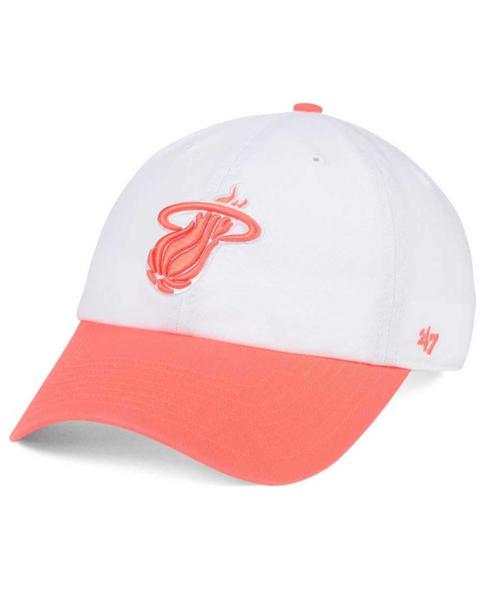 '47 Brand Miami Heat Pastel Rush CLEAN UP Cap - Macy's