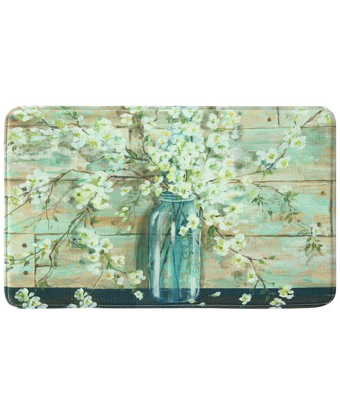 Bacova Blossoms in Jar 22" x 35" Rectangular Accent Rug - Macy's