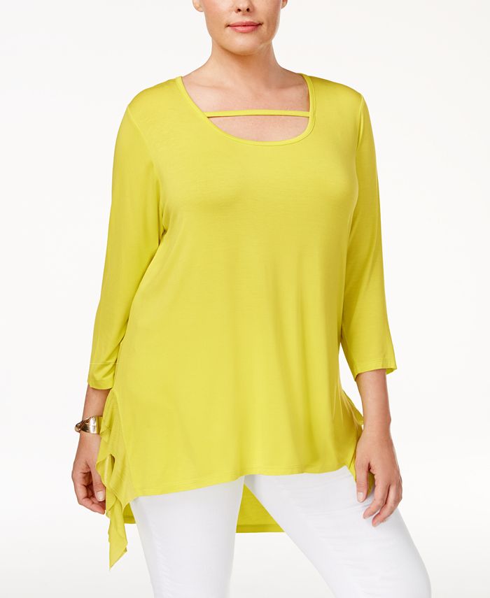 Love Scarlett Plus Size High-Low Top - Macy's