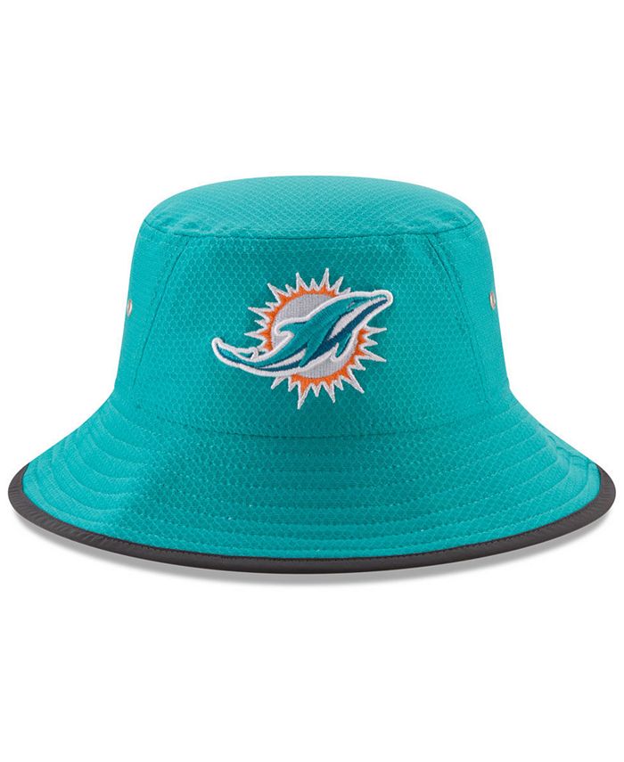 New Era Miami Dolphins Training Bucket Hat - Macy's