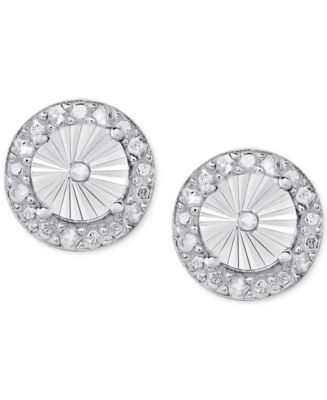 Victoria Townsend Diamond Illusion-Set Halo Stud Earrings (1/4 ct. t.w ...