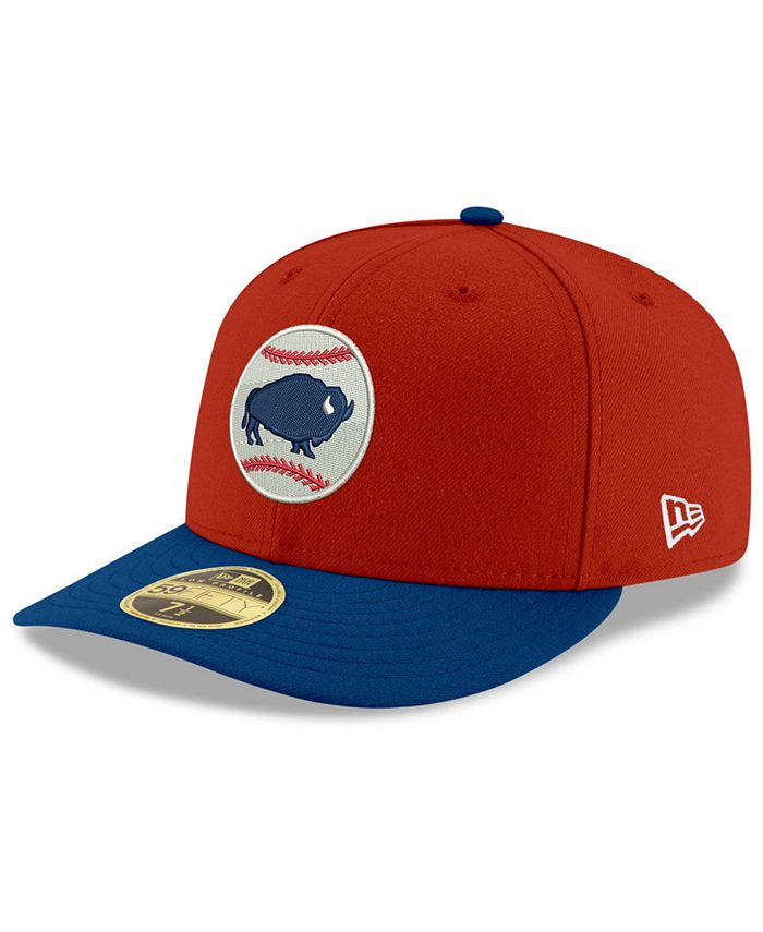 New Era Buffalo Bisons Low Profile AC 59FIFTY Fitted Cap - Macy's