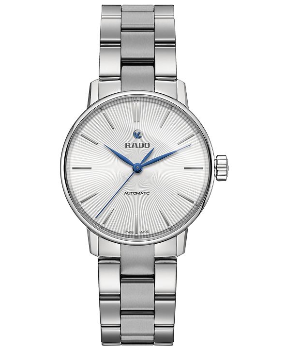 Rado Women's Swiss Automatic Coupole Classic Stainless Steel Bracelet ...