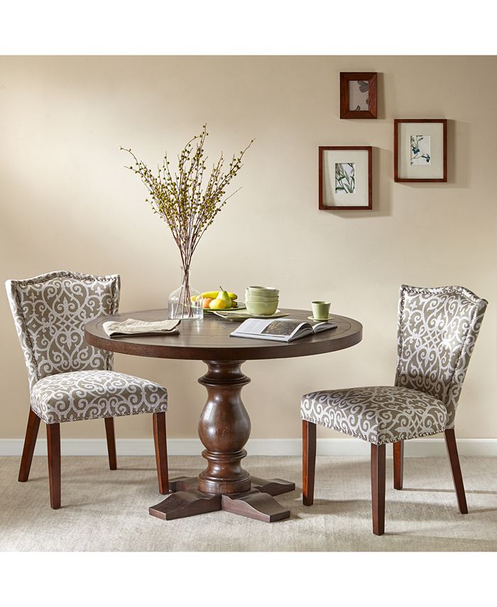 Madison Park Cali Round Dining Table, Quick Ship - Macy's