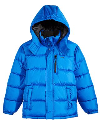 CB Sports Hooded Puffer Coat, Big Boys - Coats & Jackets - Kids & Baby ...