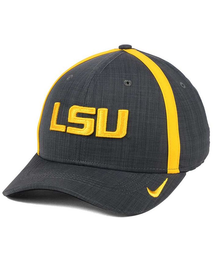 Nike LSU Tigers Aerobill Classic Sideline Swoosh Flex Cap - Macy's