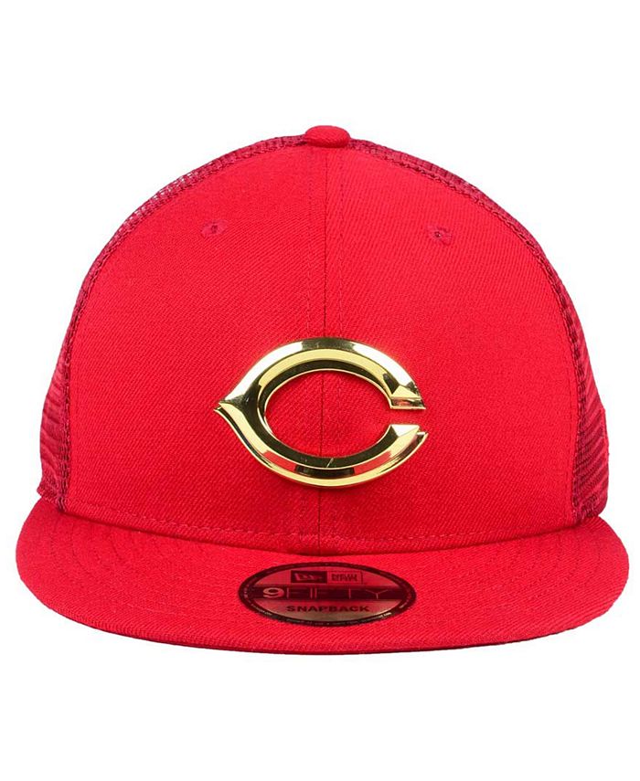 New Era Cincinnati Reds Color Metal Mesh Back 9FIFTY Cap - Macy's