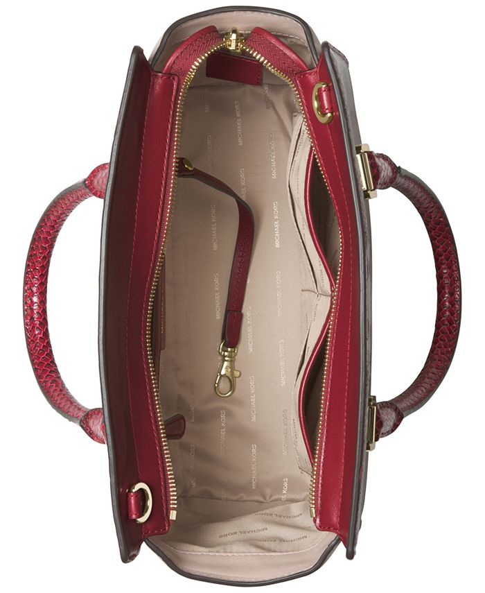 Michael Kors Selma Medium Top-Zip Satchel - Macy's