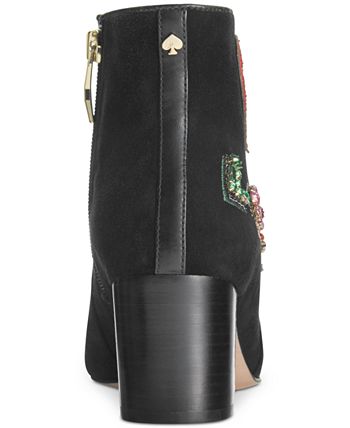 kate spade new york Liverpool Embroidered Booties - Macy's