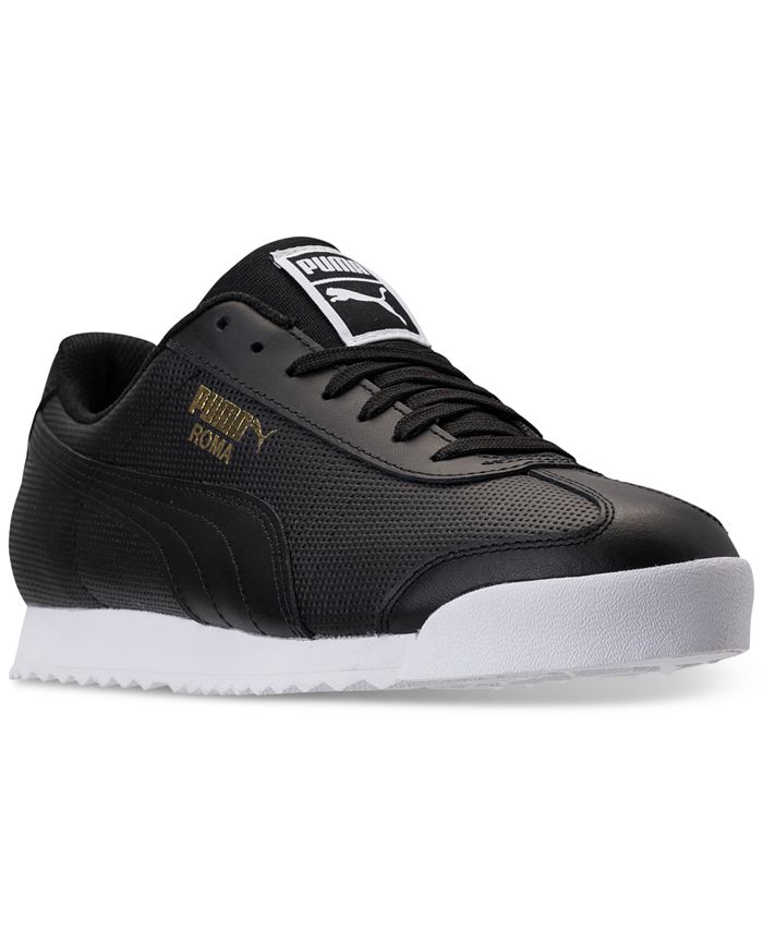 Puma Men's Roma Classic Perf Casual Sneakers from Finish Line - Macy's
