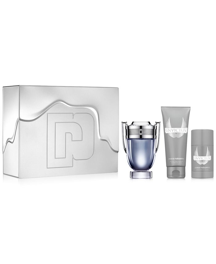 Paco Rabanne Men's 3-Pc. Invictus Gift Set - Macy's