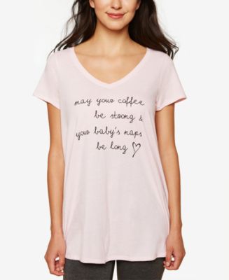 Motherhood Maternity Graphic Nursing Sleep Top - Macy's