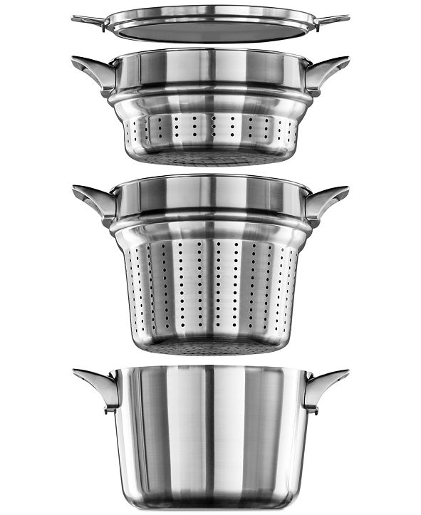Calphalon Premier Space-Saving Stainless Steel 8-qt. Multi-Pot ...