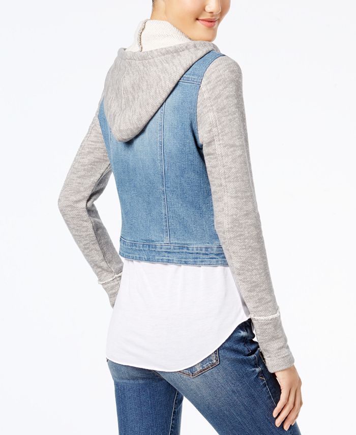 American Rag Juniors' Terry Denim Jacket, Created for Macy's - Macy's