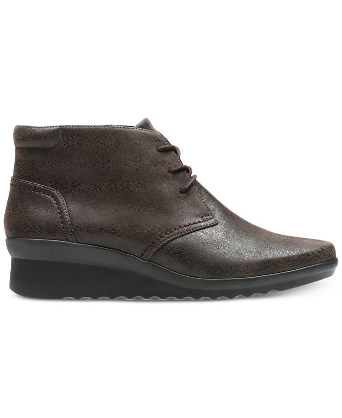 Clarks Women's Cloudsteppers™ Caddell Hop Wedge Booties - Macy's