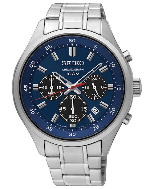 Seiko LIMITED EDITION Men's Chronograph Special Value Stainless Steel ...