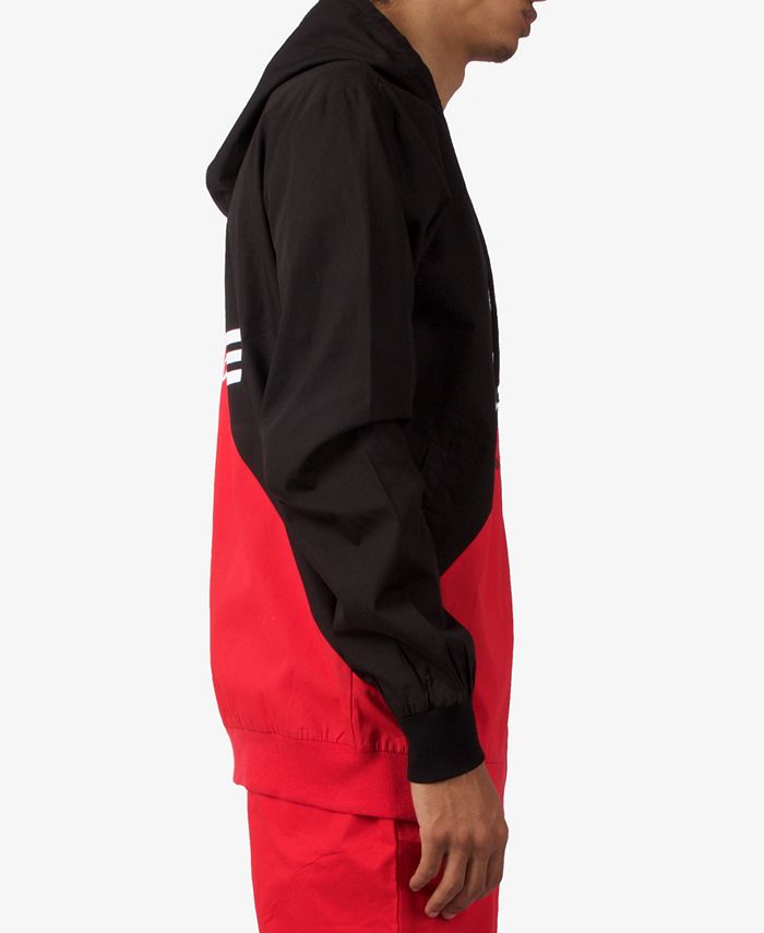 DOPE Men's Colorblocked Hooded Windbreaker - Macy's