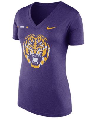 Nike Women's LSU Tigers Stripe Bar T-Shirt - Macy's