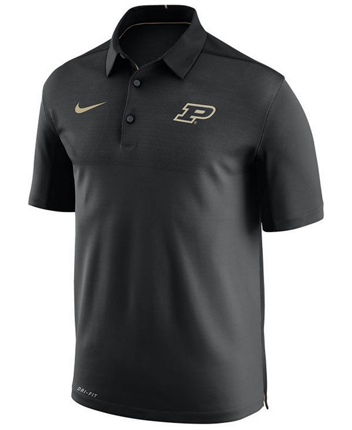 Nike Men's Purdue Boilermakers Elite Coaches Polo - Macy's