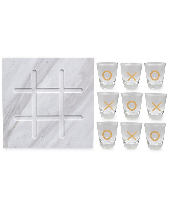 Studio Mercantile 10-Pc. Tic-Tac-Toe Shots Game, Created for Macy's - Macy's