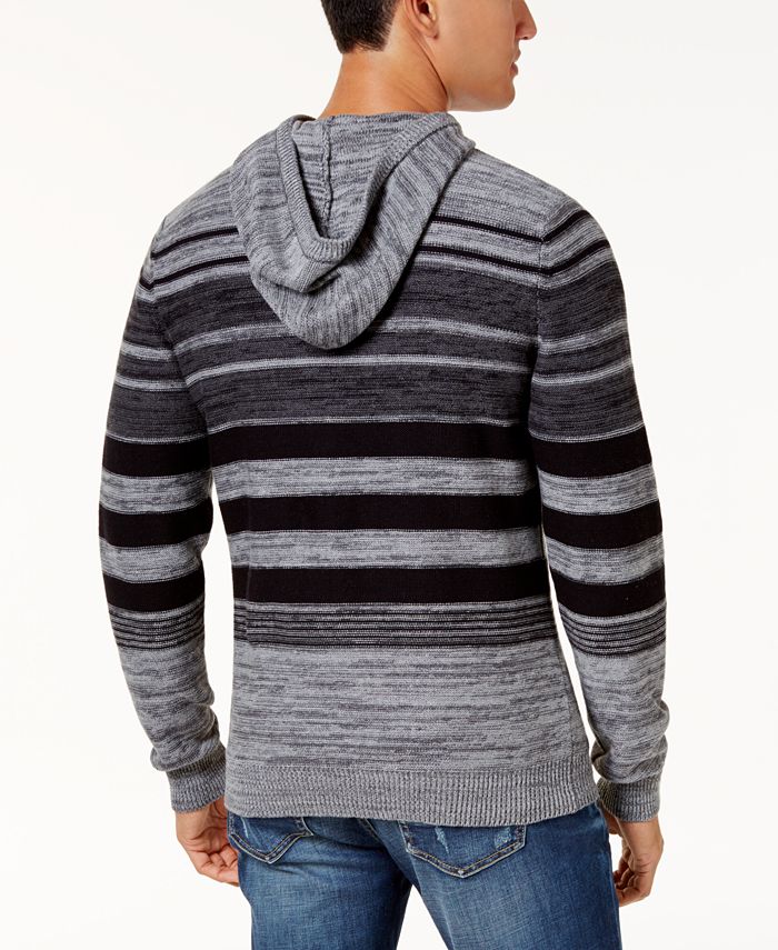 American Rag Men's Striped Hoodie Sweater, Created for Macy's - Macy's