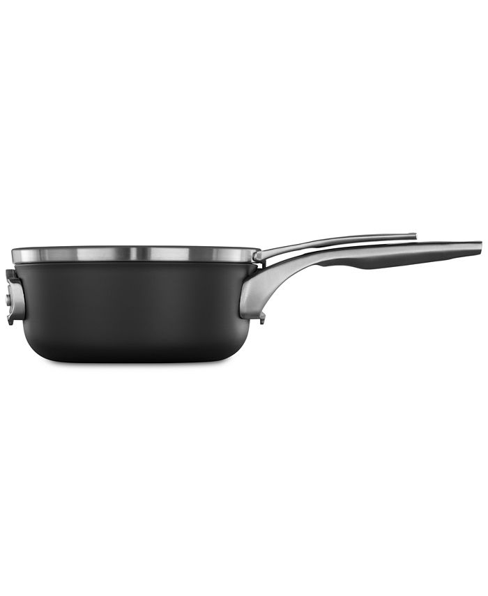 Calphalon Premier Space-Saving Hard-Anodized Non-Stick 4-Qt. Chef's Pan ...