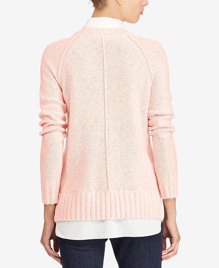 Lauren Ralph Lauren Layered-Look Sweater - Macy's