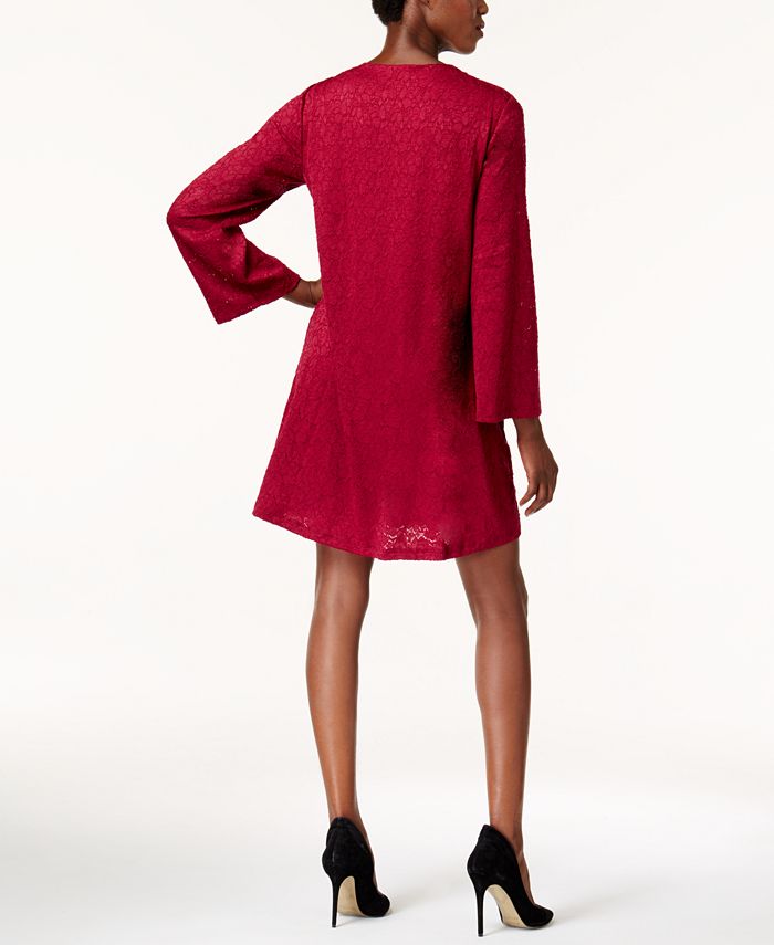 Olivia & Grace Lace A-Line Dress, Created for Macy's - Macy's