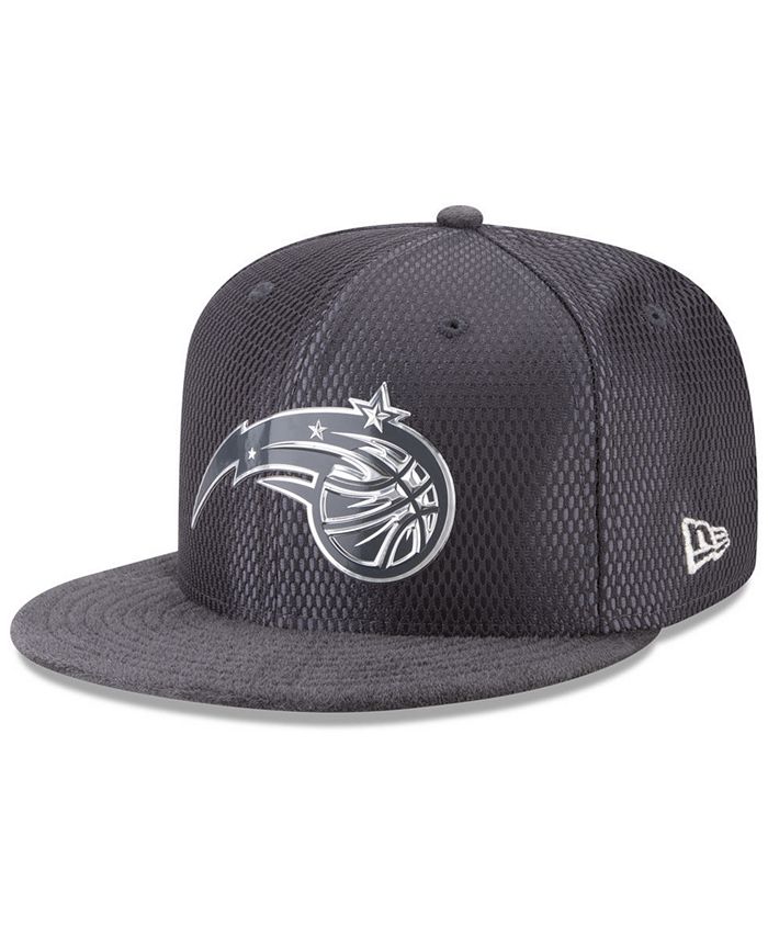 New Era Orlando Magic On-Court Graphite Collection 9FIFTY Snapback Cap ...