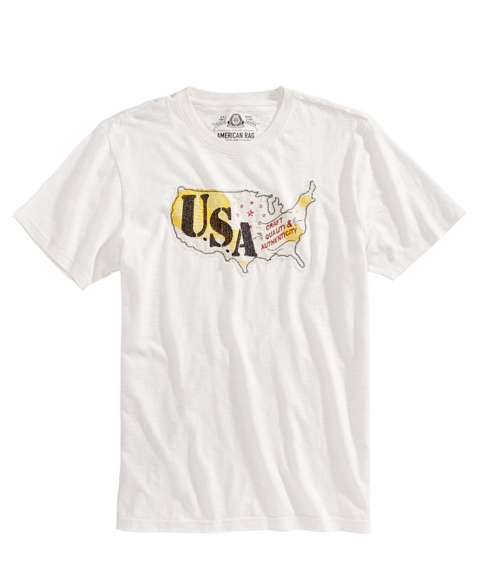 American Rag Men's USA Embroidered T-Shirt, Created for Macy's - Macy's