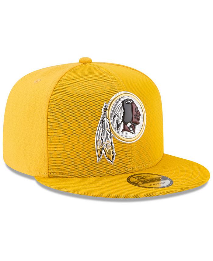 New Era Washington Redskins On Field Color Rush 9FIFTY Snapback Cap ...