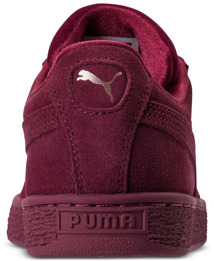 Puma Women's Suede Classic Velvet Casual Sneakers from Finish Line - Macy's