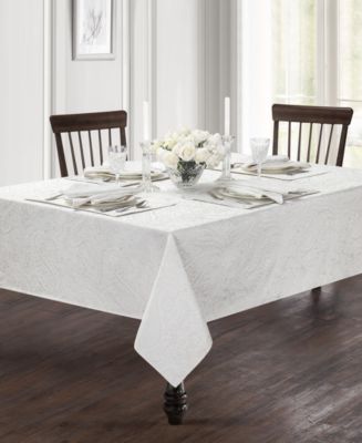 Waterford Esmerelda White 70" x 144" Tablecloth - Macy's