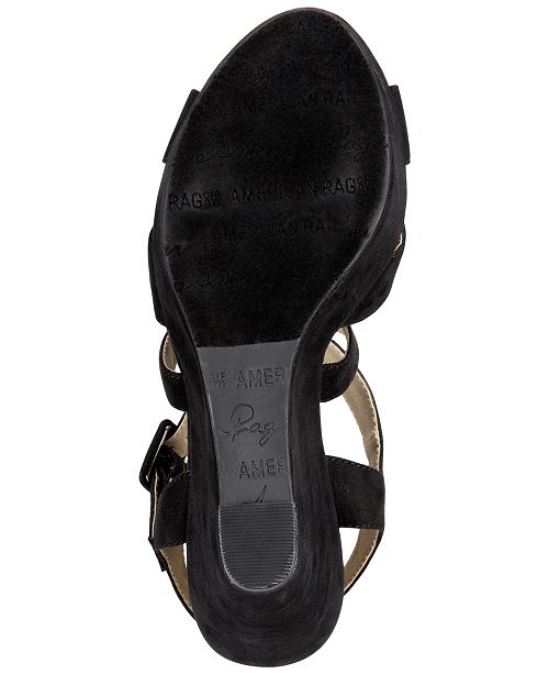 American Rag Rachey Platform Wedge Sandals, Created for Macy's ...