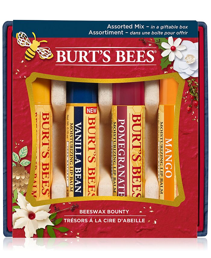 Burt's Bees 4-Pc. Beeswax Bounty Holiday Gift Set - Assorted - Macy's