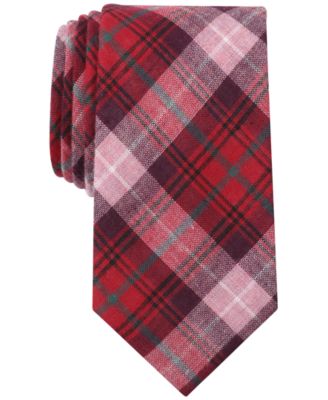 Bar III Men's Perica Plaid Skinny Tie, Created for Macy's - Macy's