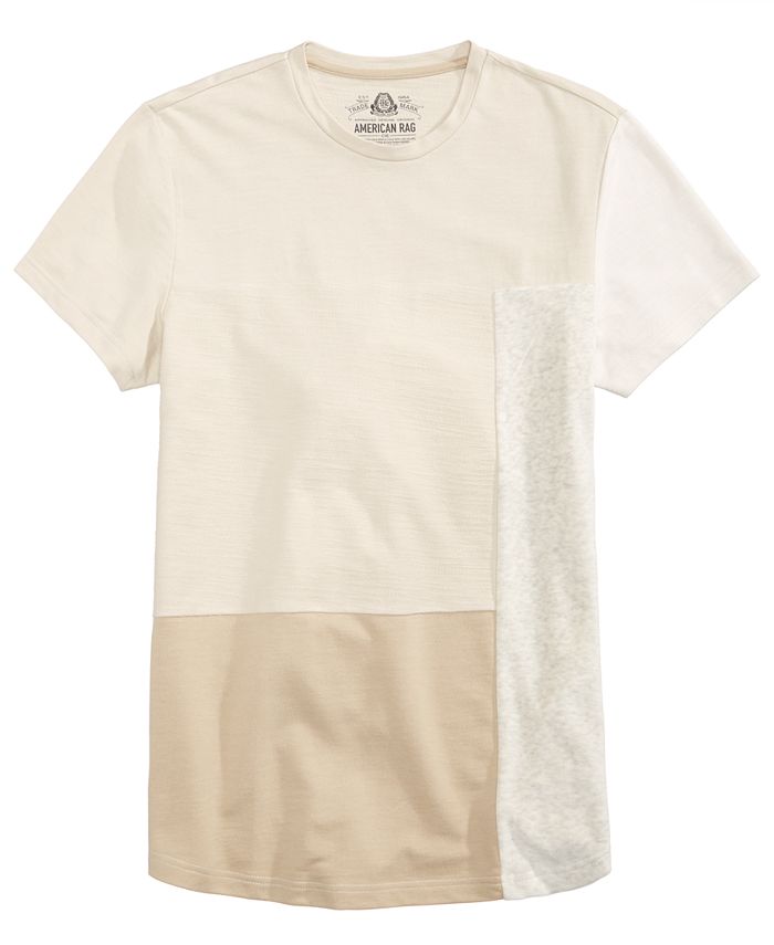 American Rag Men's Pieced Colorblocked T-Shirt, Created for Macy's - Macy's