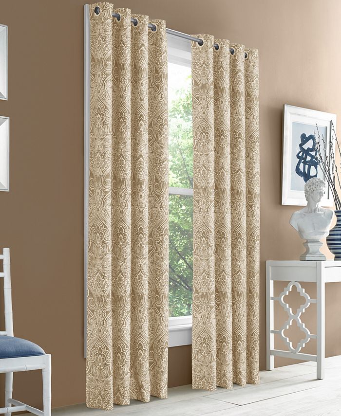 J Queen New York Hampton Blackout 50" x 63" Grommet Curtain Panel - Macy's