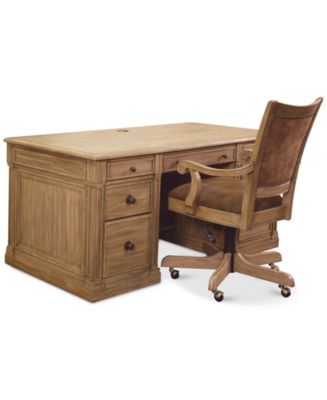 CLOSEOUT! Sherborne Home Office Furniture, 2-Pc. Set (Executive Desk ...