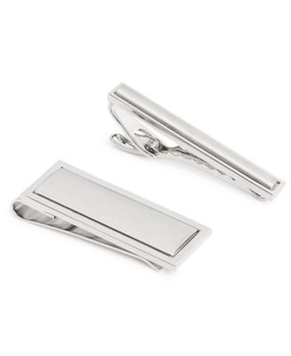 the GIFT Men's Tie Bar & Money Clip Set - Macy's