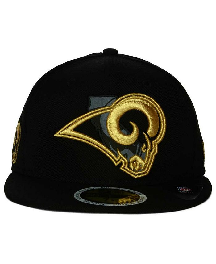 New Era Los Angeles Rams State Flective Metallic 59FIFTY Fitted Cap ...