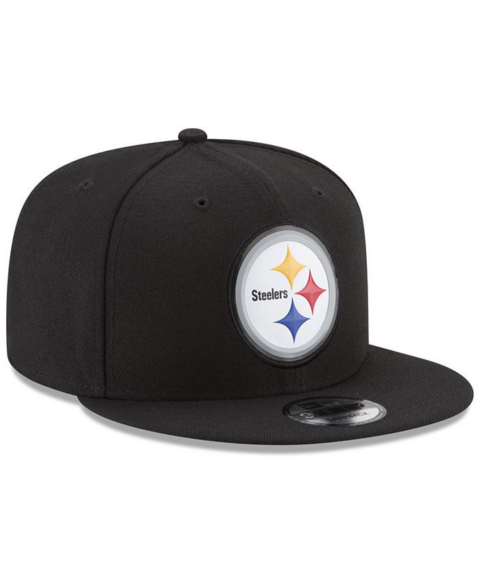 New Era Pittsburgh Steelers Bold Bevel 9FIFTY Snapback Cap - Macy's