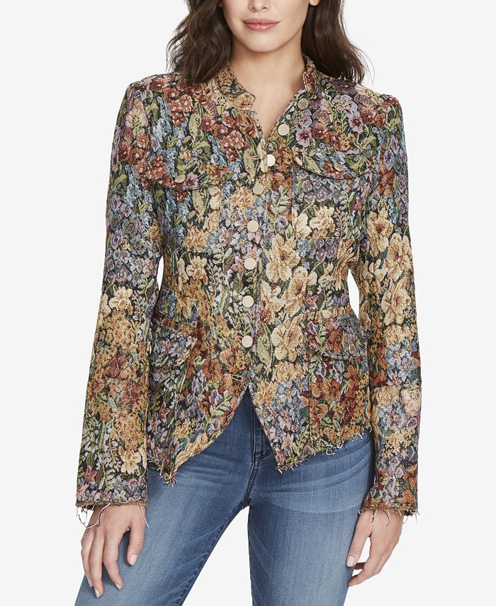 WILLIAM RAST Bragg Luxe Floral-Print Jacket - Macy's