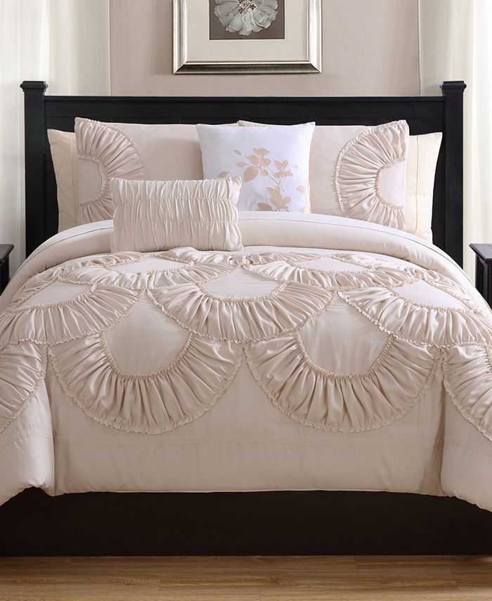 Ellison First Asia Toulouse 5-Pc. King Comforter Set - Macy's
