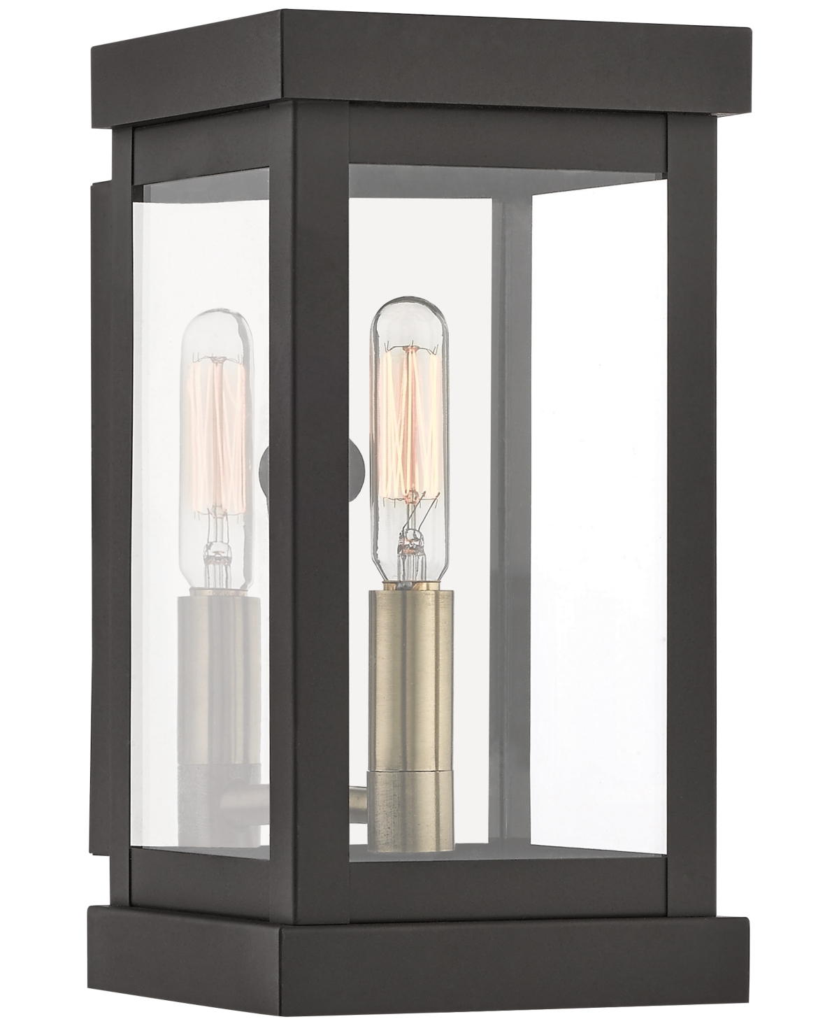Click here for Livex Hopewell Outdoor Wall Lantern - Bronze prices