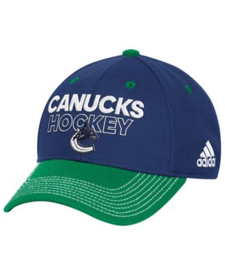 adidas Vancouver Canucks Locker Room Structured Flex Cap - Macy's
