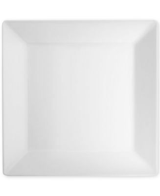 Q Squared Diamond Square 10.5" Melamine Dinner Plates, Set Of 4 - Macy's
