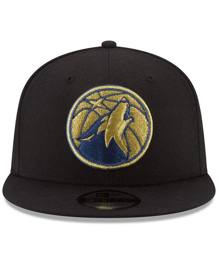New Era Minnesota Timberwolves Gold on Team 9FIFTY Snapback Cap - Macy's