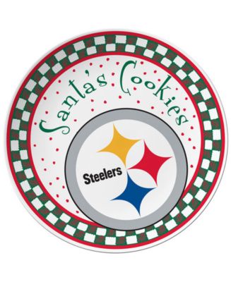 Memory Company Pittsburgh Steelers Santa Cookie Plate - Macy's